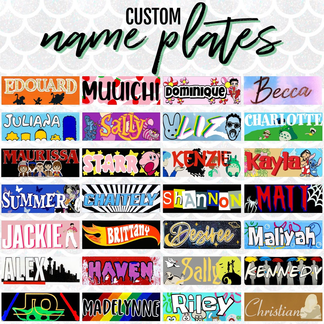 Custom Name Tags, Barista Name Tags, Server Name Plates, Starbucks Name ...