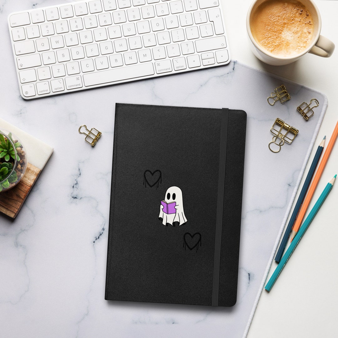 Ghost Journal, Ghost Reading Journal, Spooky Bookworm Journal, Ghost ...