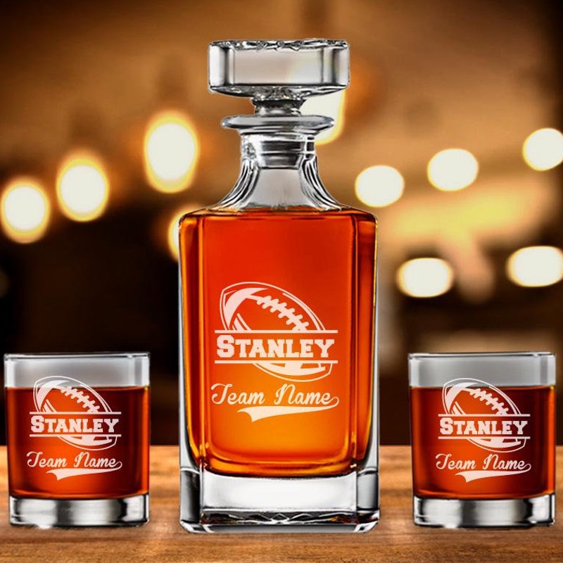 Football Stadium Whiskey Bottle - Etsy