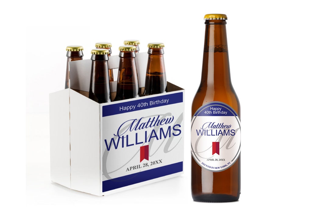 Personalized Beer Bottle Carrier or Personalized Beer Labels ...