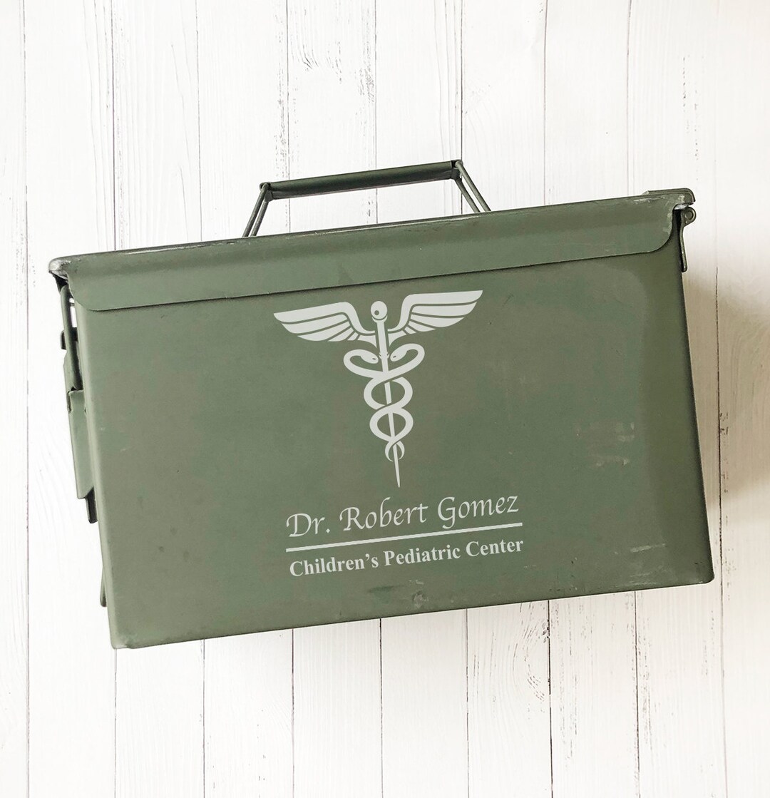 Doctor Nurse Medical Field Personalized Ammo Box Doctor Father's Day ...