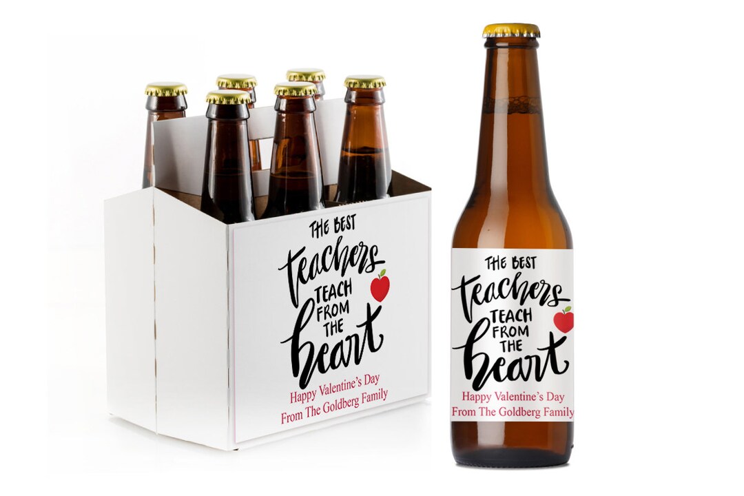 The Best Teachers Teach From the Heart Valentine's Day Personalized ...