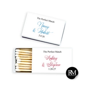 Personalized Matches PACK of 50 the Perfect Match Personalized Matches ...