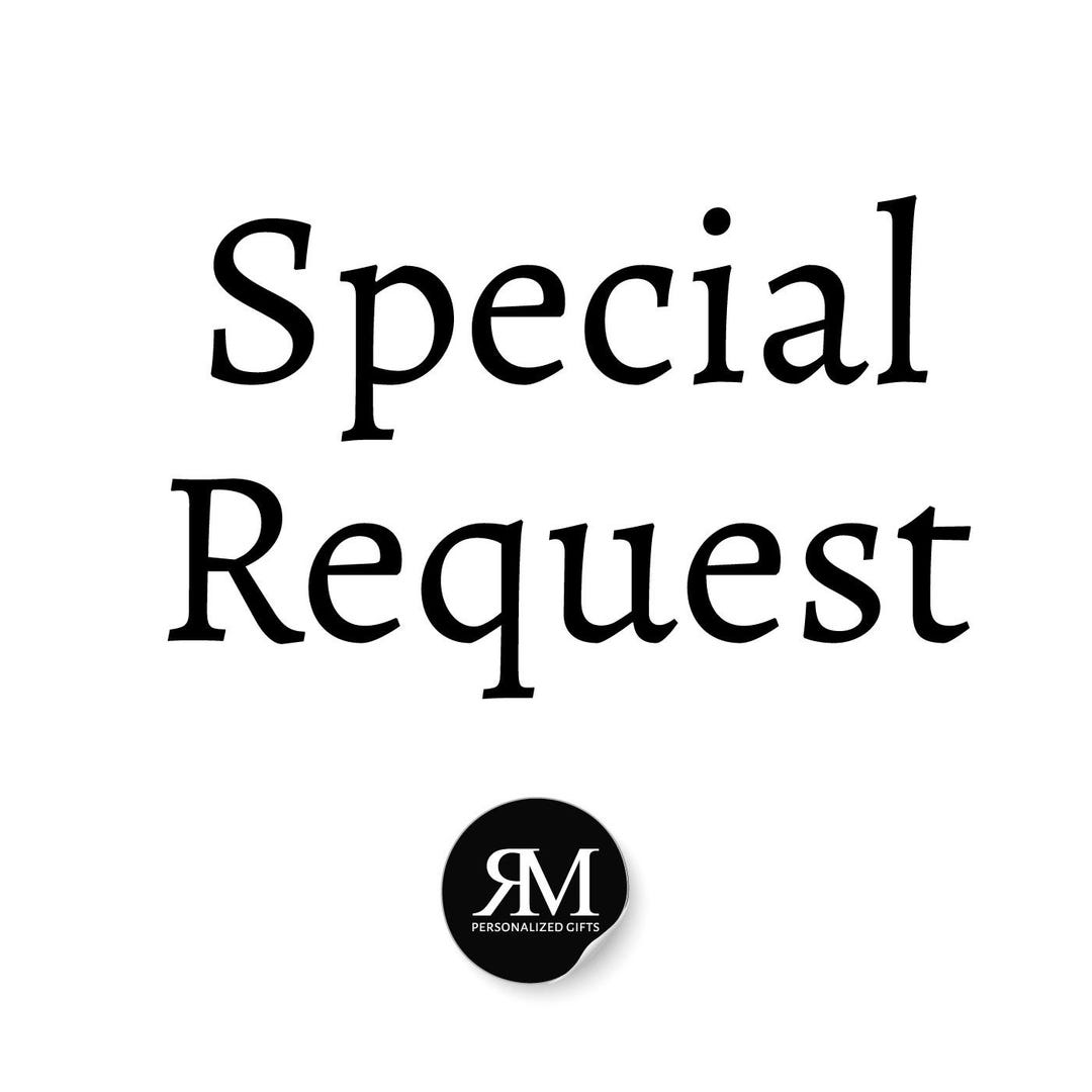 Special Request - Add Print at the Back - Etsy