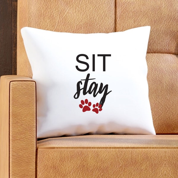 Sit Stay Pillows - Etsy