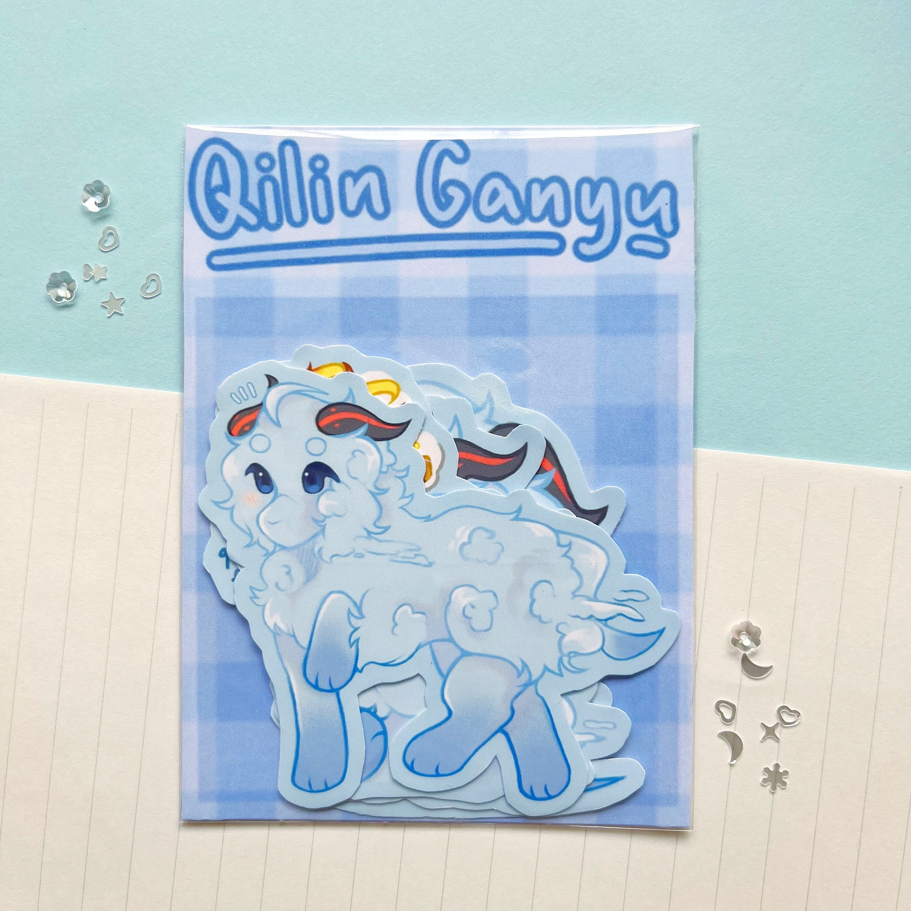 Qilin Ganyu Sticker Pack - Etsy