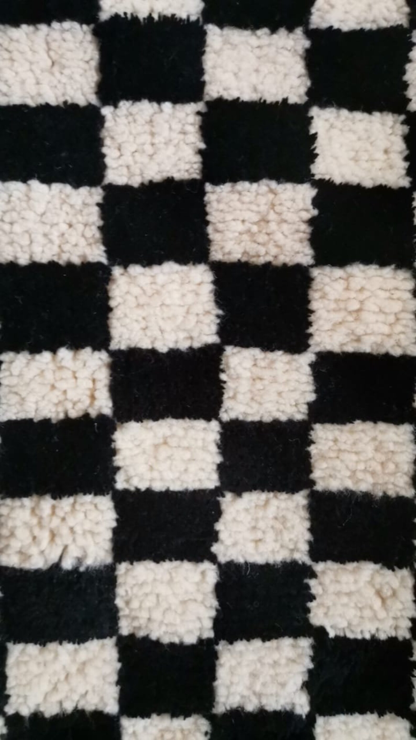 Custom Chess Runner Checker Moroccan runner Beni rug Black | Etsy