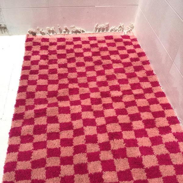 Checkered Rug - Etsy