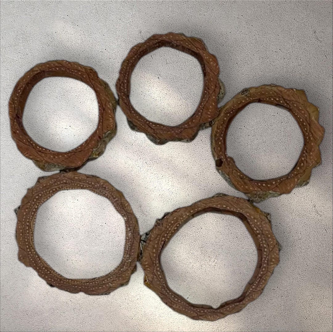 5 Knobcone Pine Rings - Etsy