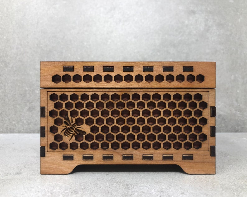 Bee Box A Unique Box Featuring an Intricate Honeycomb and | Etsy