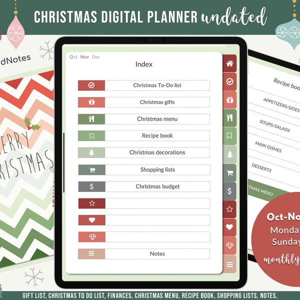 Christmas Planner - Etsy