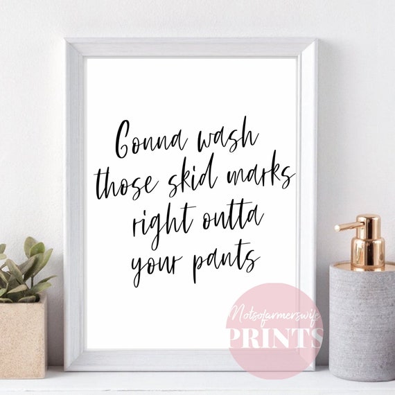 Prints Wall Hangings Digital Print Laundry Quote Wall Art Printable ...