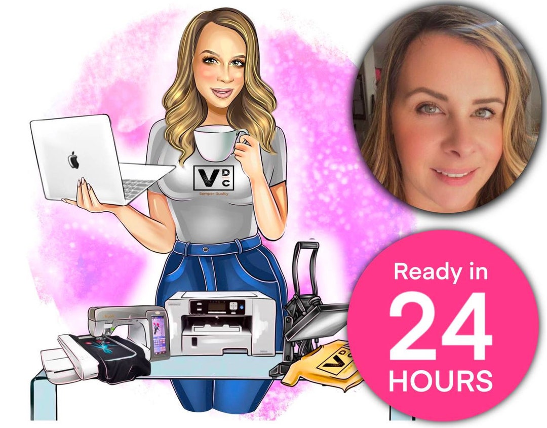 Cartoon Avatar Logo, Cartoon Portrait, Cartoon Character, Craft Logo ...