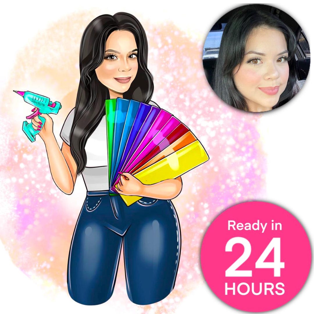 Cartoon Portrait Logo, Custom Cartoon Logo, Portrait Logo for Business ...