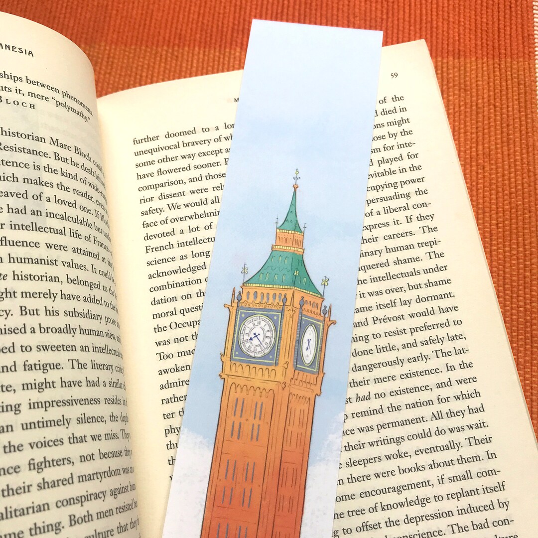 Elizabeth Tower, Big Ben London Bookmark - Etsy UK