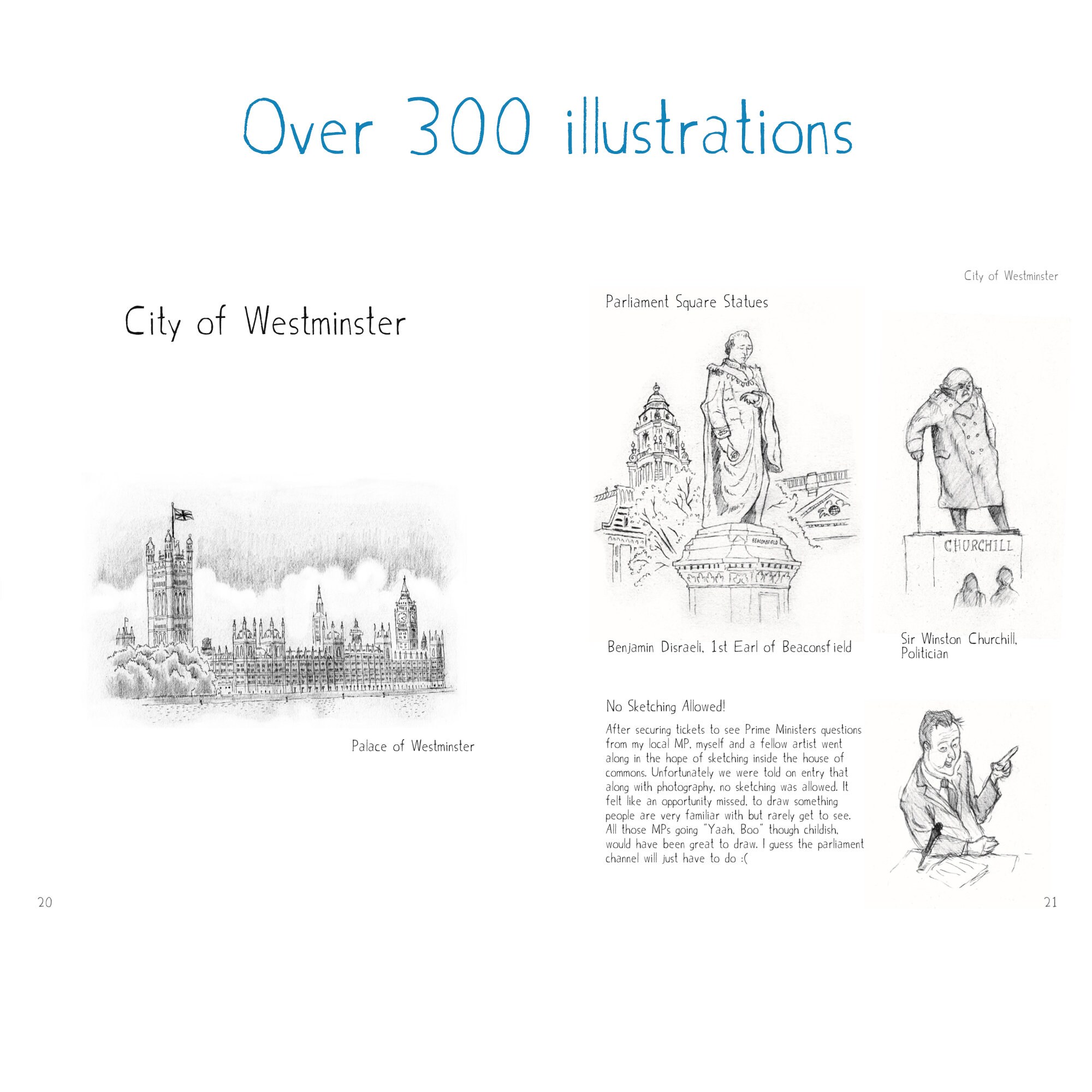 Illustrated London Book, sketchercises LONDON Volume 1, Signed Copy ...