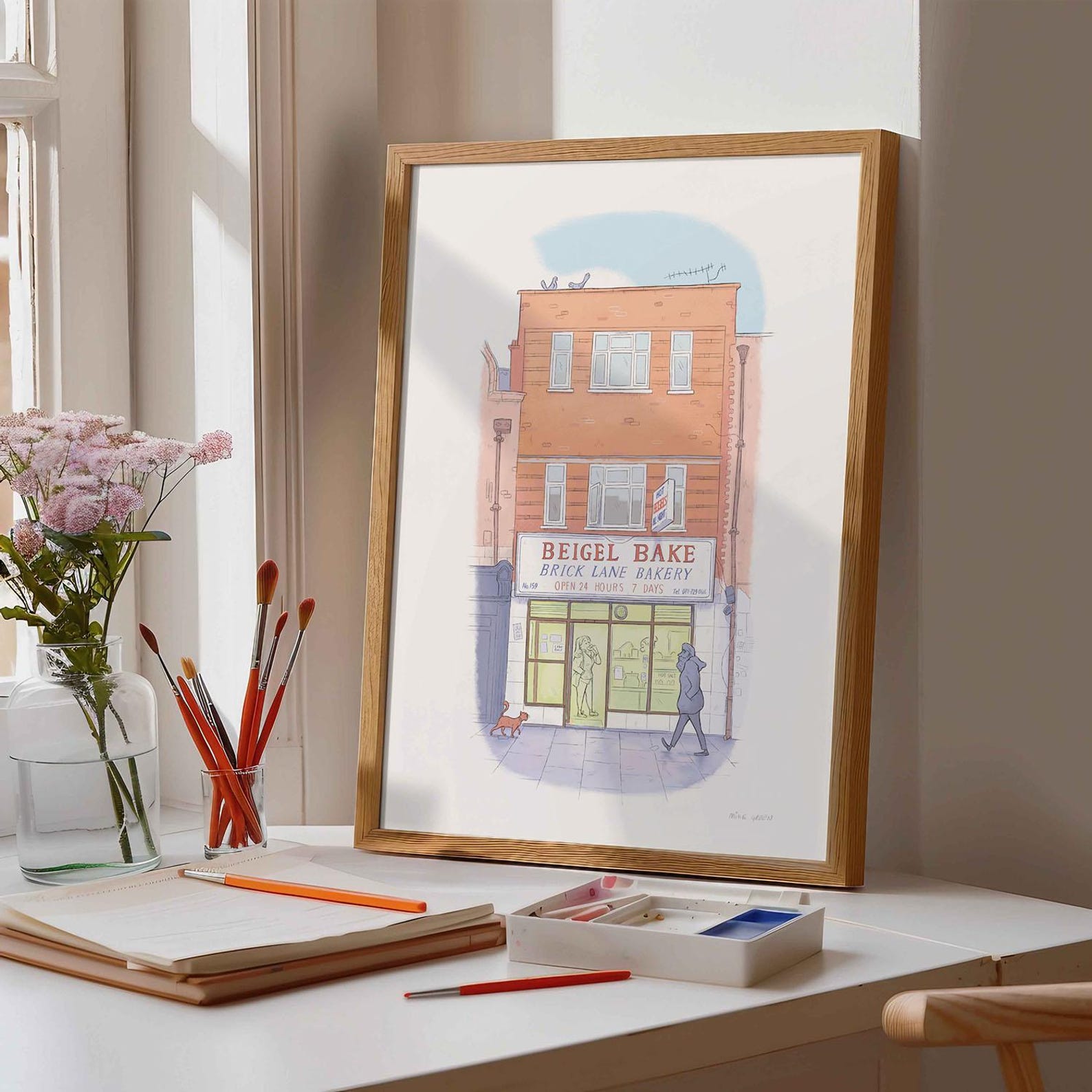 Beigel Bake Brick Lane, London Artwork, Signed Fine Art Print - Etsy