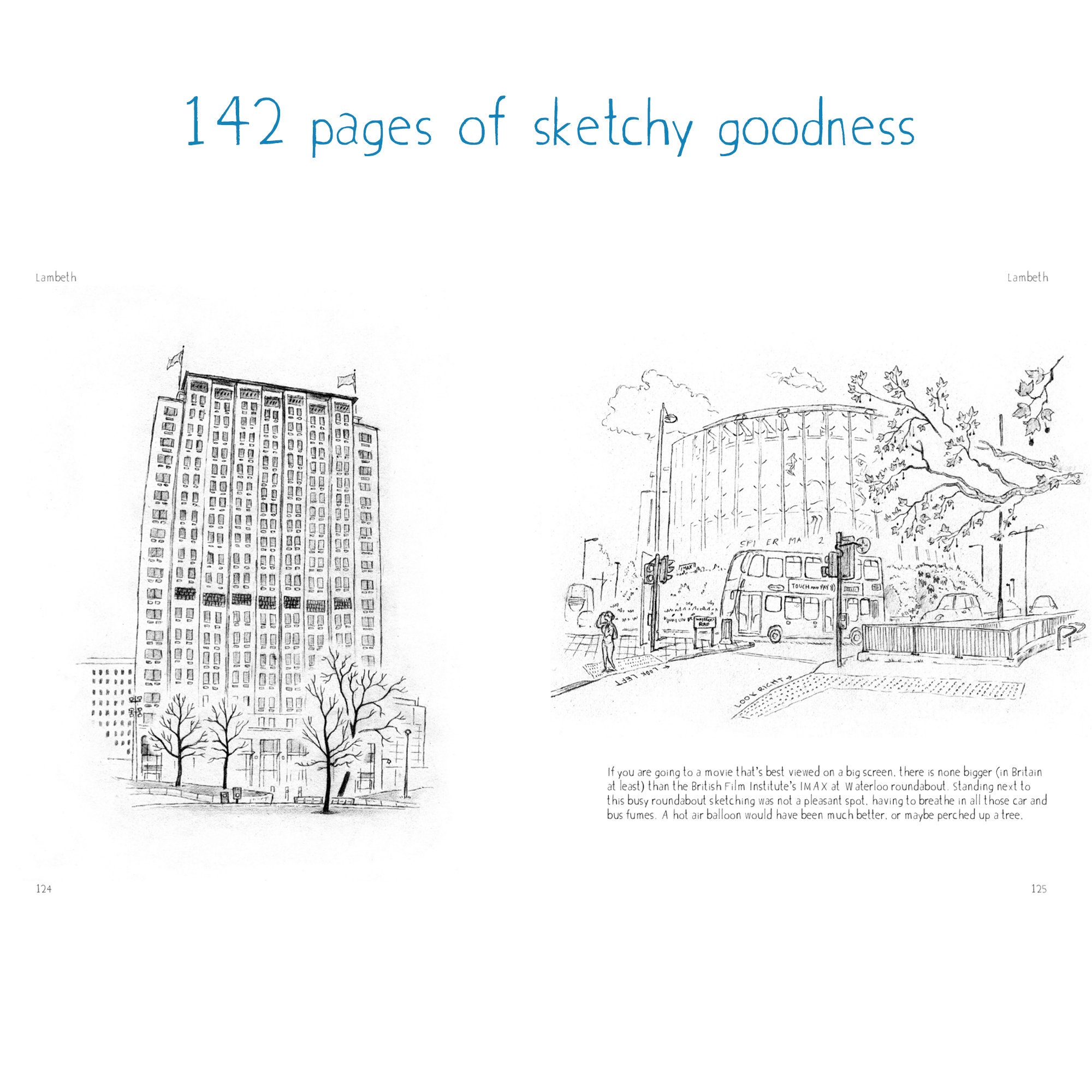 Illustrated London Book, sketchercises LONDON Volume 1, Signed Copy ...