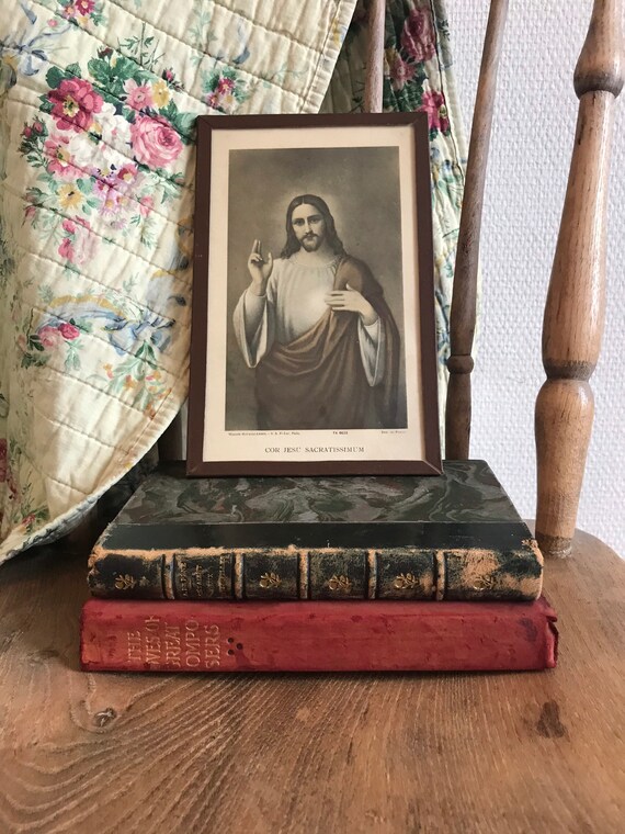 Vintage Jesus Print Picture of Jesus Vintage Jesus French | Etsy