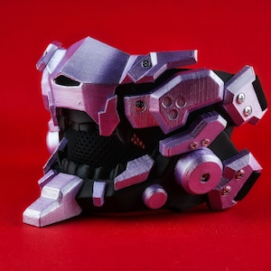 Mecha Samurai Mask - Mecha Oni Mask - Mecha Style Samurai Mask ...