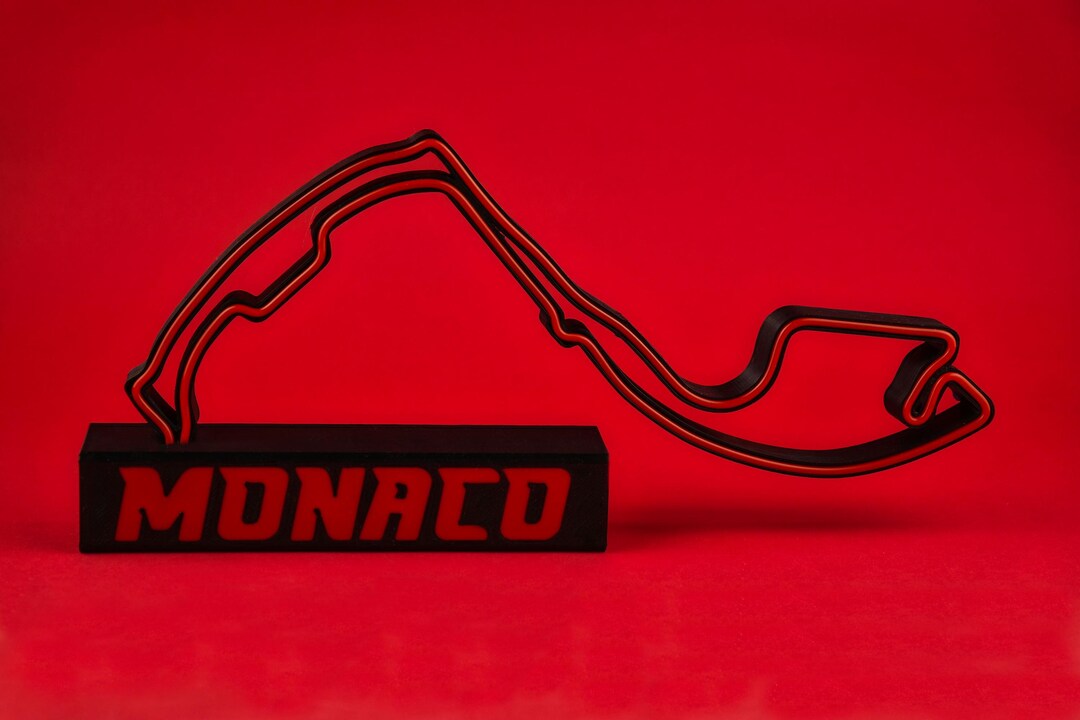 Custom F1 Circuit Light-up Desk Art – Personalized Racing Track Decor ...