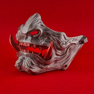 Ghost of Tsushima Mask, Samurai Mask, Oni Mask, Mempo Cosplay ...