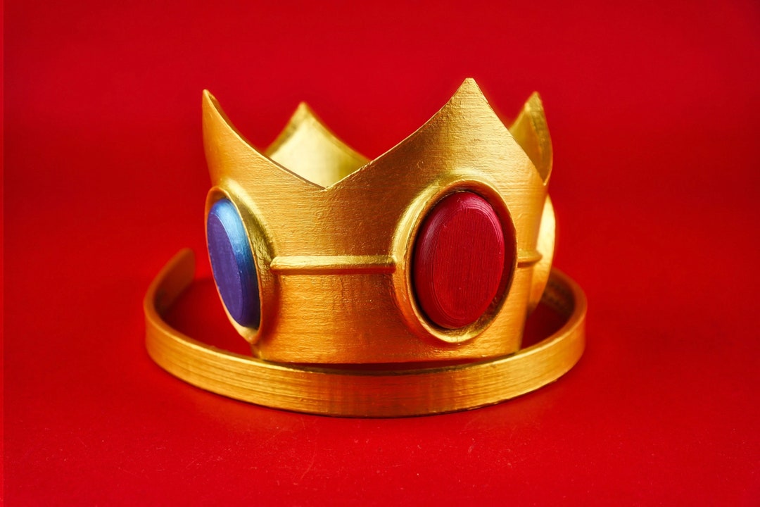 Princess Peach Crown - Adjustable, Easy-to-wear With Hair Elastic ...