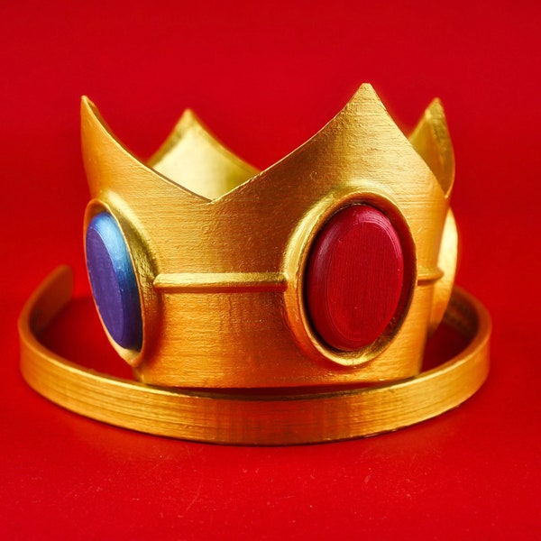 Princess Peach Elastic Crown - Etsy