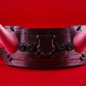 Cyber Oni Headband Futuristic Demon Tiara Cyberpunk Cosplay Crown ...