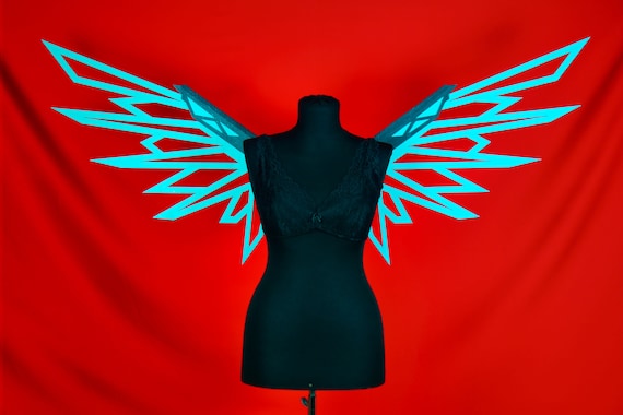 Cyberpunk Mecha Wing Cyber Fairy Wing Cyber Punk Wing - Etsy