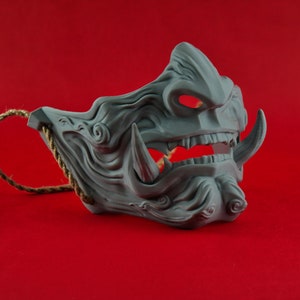 Ghost of Tsushima Mask, Samurai Mask, Oni Mask, Mempo Cosplay ...