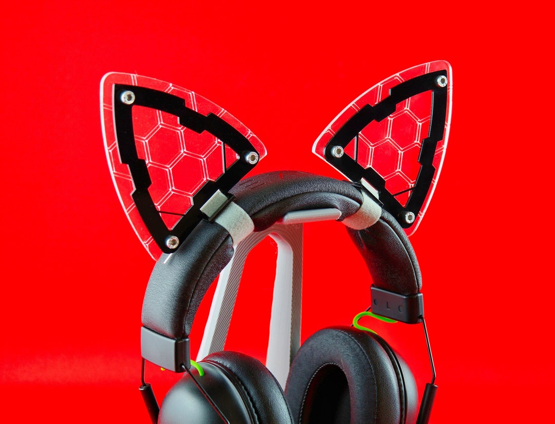 Cyberpunk Cat Ear Headphone Accessories | Secure Attachment | Stylish ...
