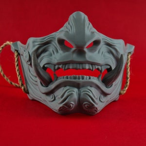 Ghost Samurai Mask Handcrafted Mempo Armor Ghost of Tsushima Inspired ...
