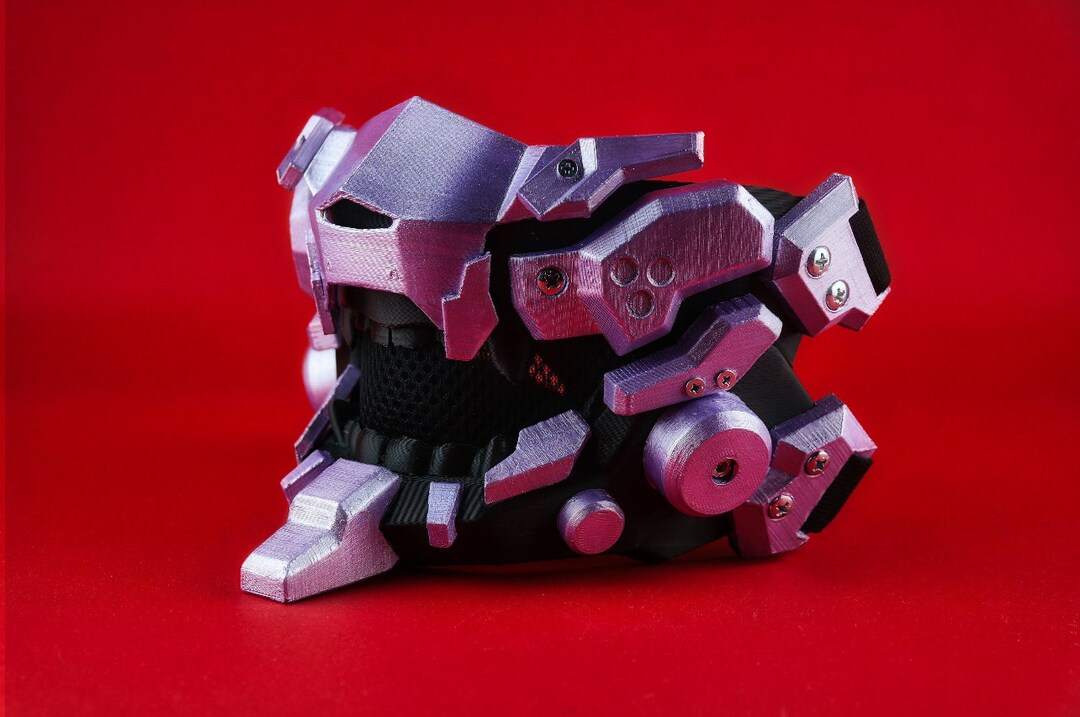 Costum Lighted up Mecha Mask Design - Etsy