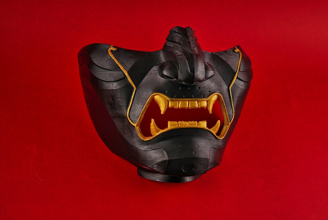 Ghost Samurai Ninja Mask Handcrafted Oni Mempo Cosplay Armor - Etsy