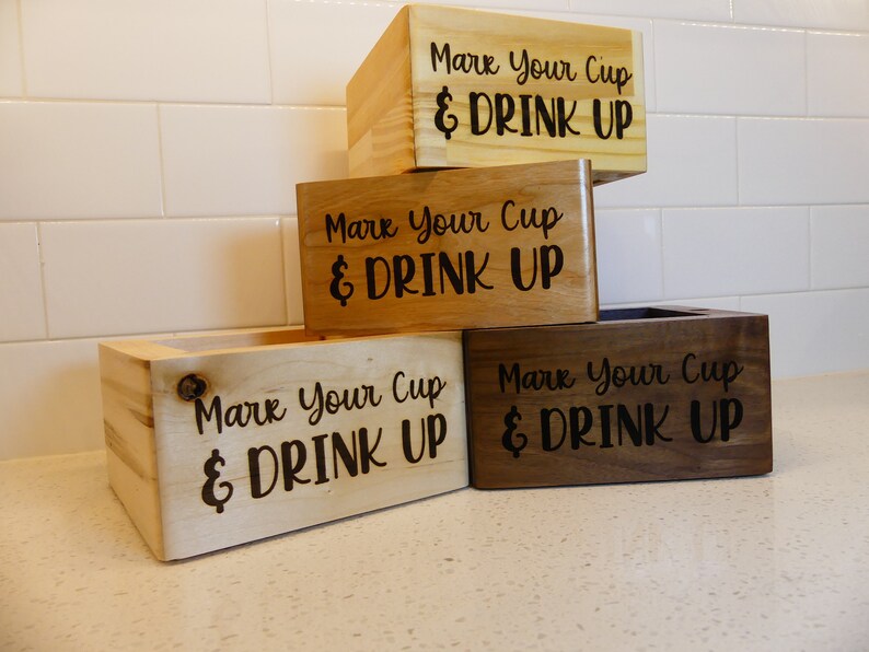 Mark Your Cup and Drink Up! - Etsy
