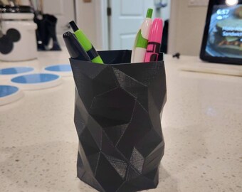 3d Printed Pen Cup - Etsy