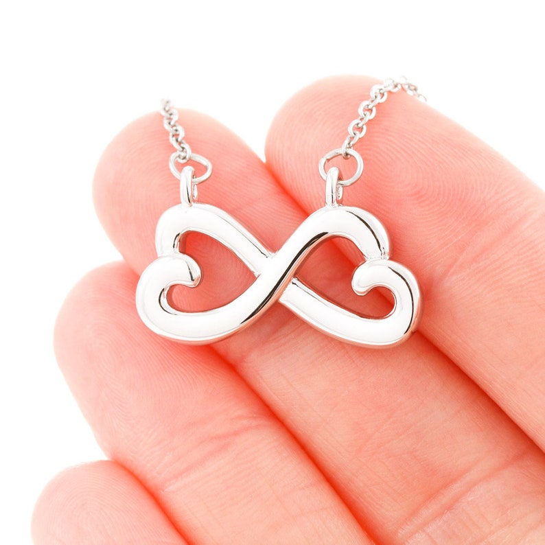 To My Daughter Daddy Loves You Infinity Hearts Necklace - Etsy