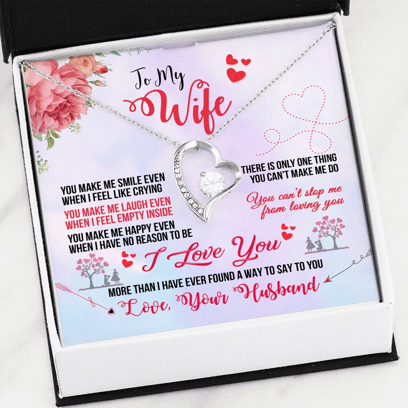 To My Wife I Love You Love Your Husband Forever Love Etsy