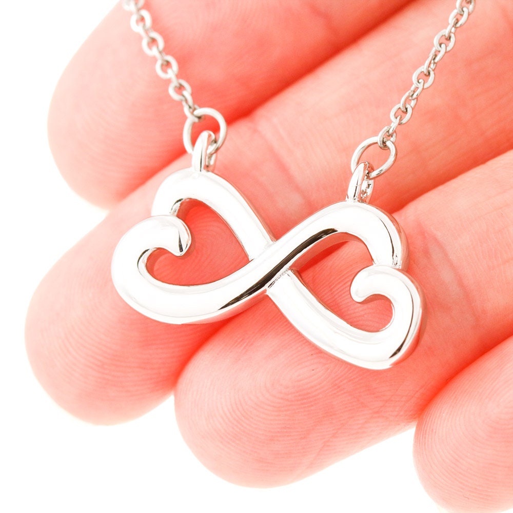 To My Daughter Daddy Loves You Infinity Hearts Necklace - Etsy