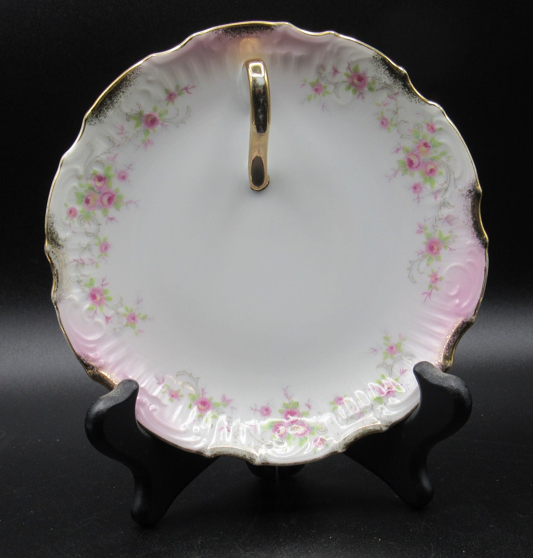 Lefton Lemon Plate in the Heirloom Rose Pattern - Etsy