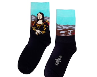 Mona Lisa Socks - Etsy