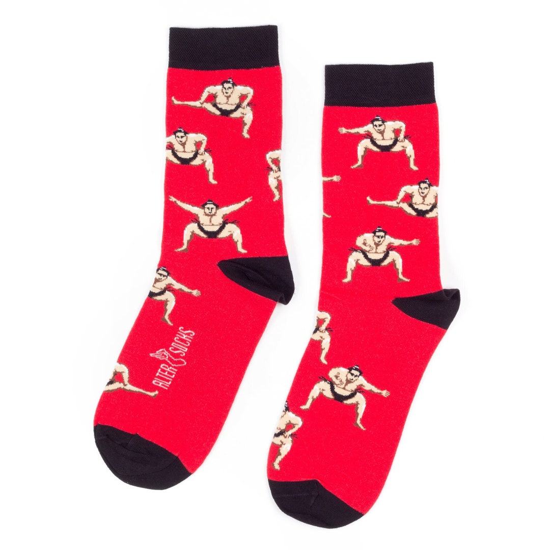 Sumo Wrestling Socks | Funny Japanese Gift Socks - Etsy
