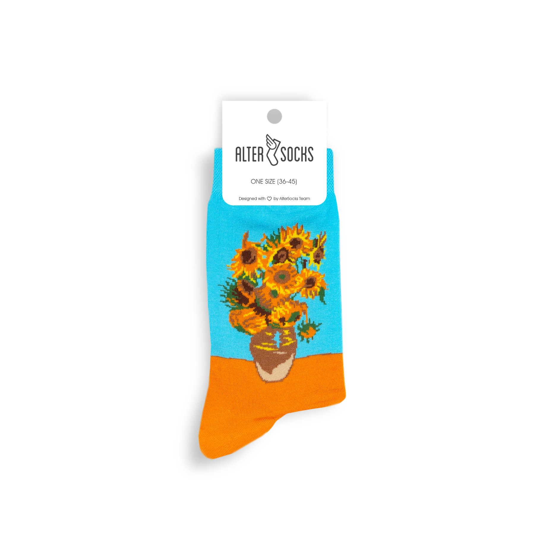Van Gogh Sunflower Socks | Sunflower Art Socks | Fun Socks | Vincent ...