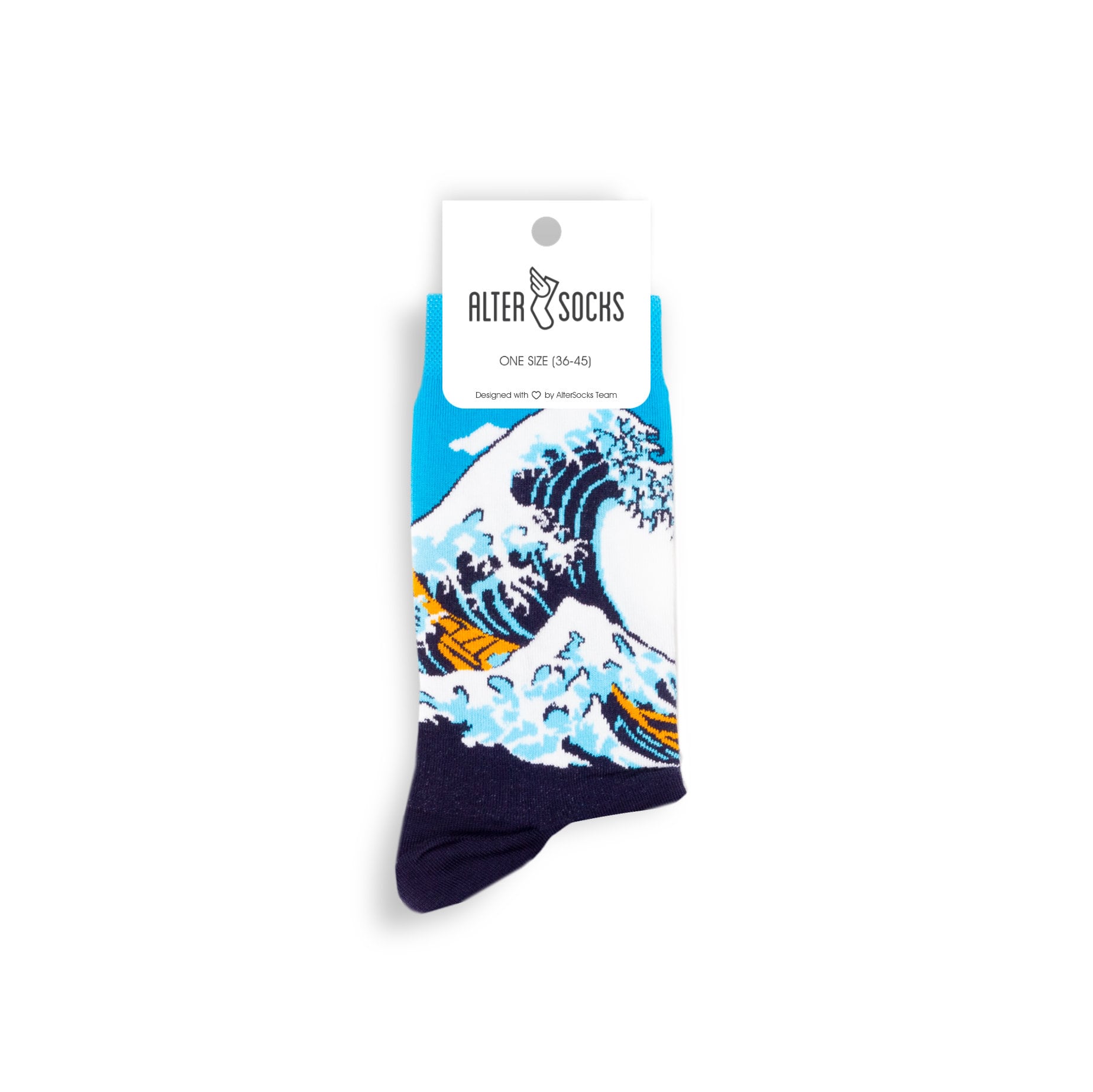 The Great Wave off Kanagawa Socks | Fun Socks | Japanese Art | Cute ...