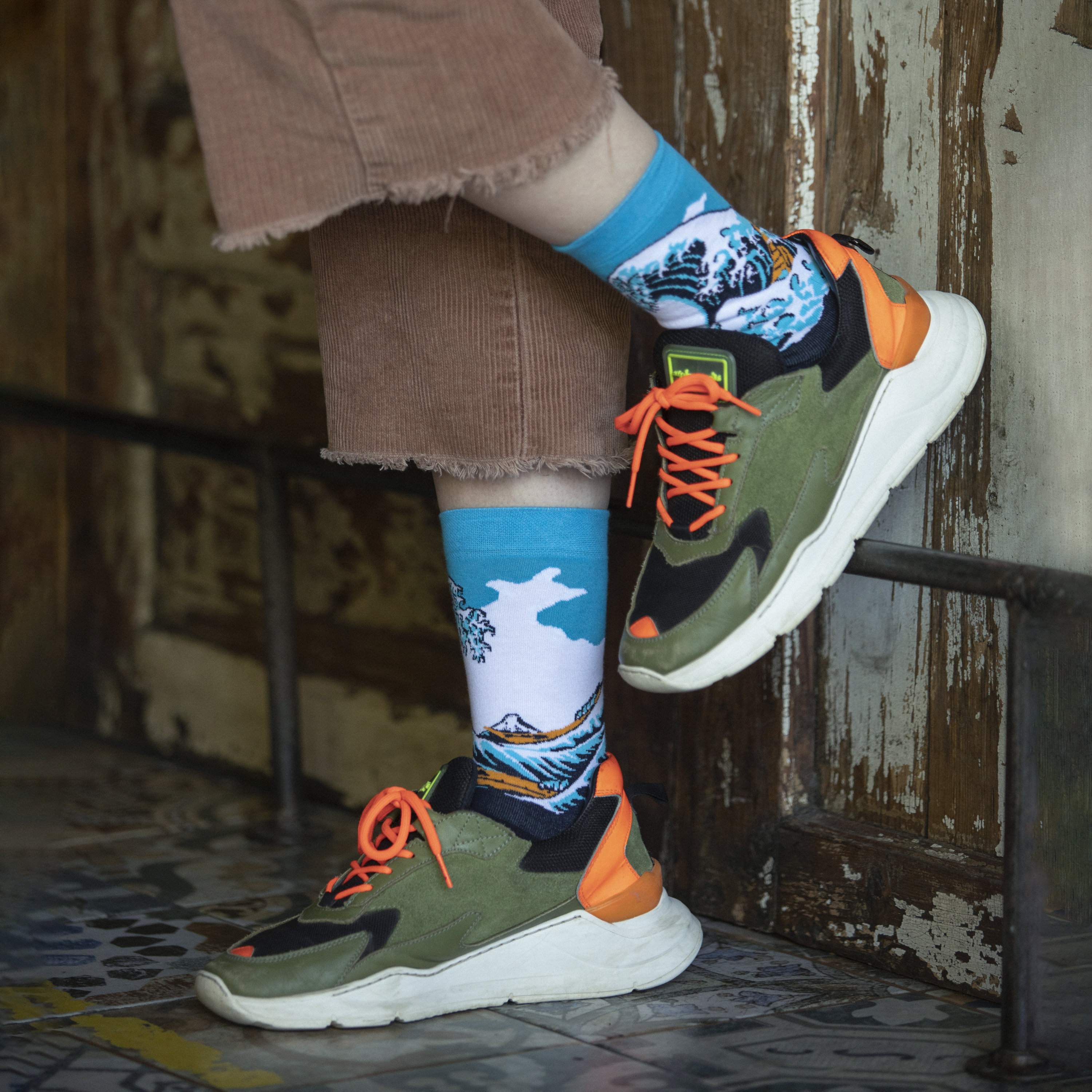 The Great Wave off Kanagawa Socks | Fun Socks | Japanese Art | Cute ...