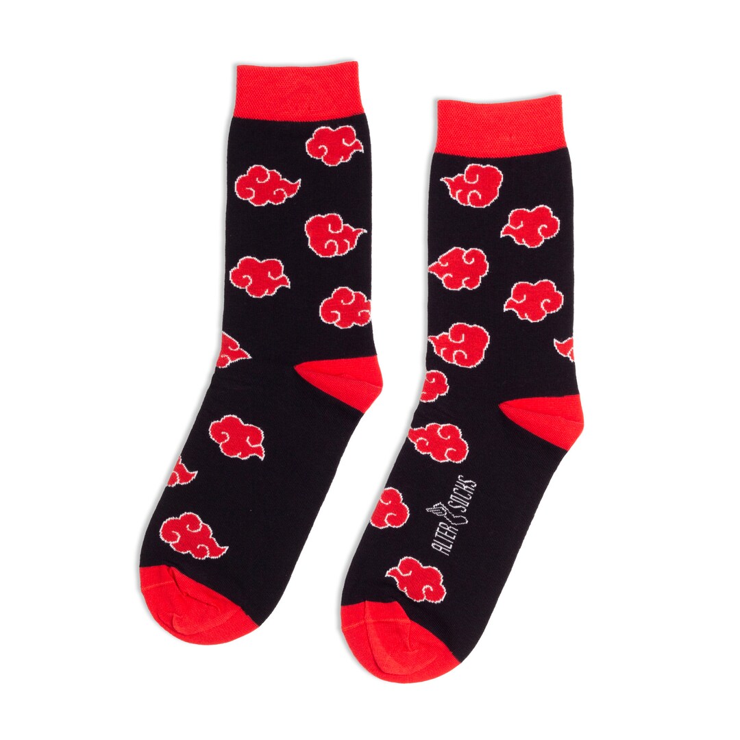 Red Cloud Socks | Funny Socks | Gift Socks | Red Cloud Print | Fun ...