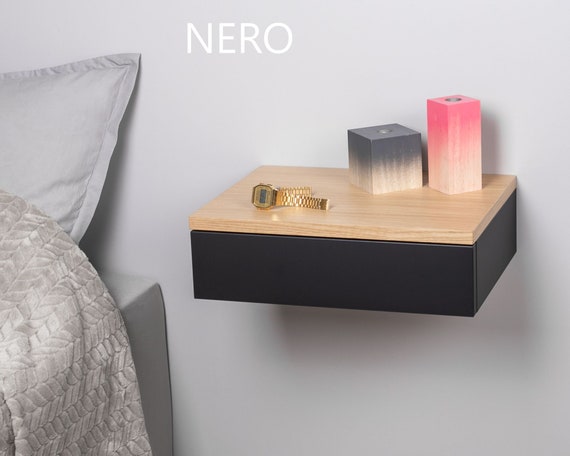 Floating Nightstand Floating Bedside Table - Etsy