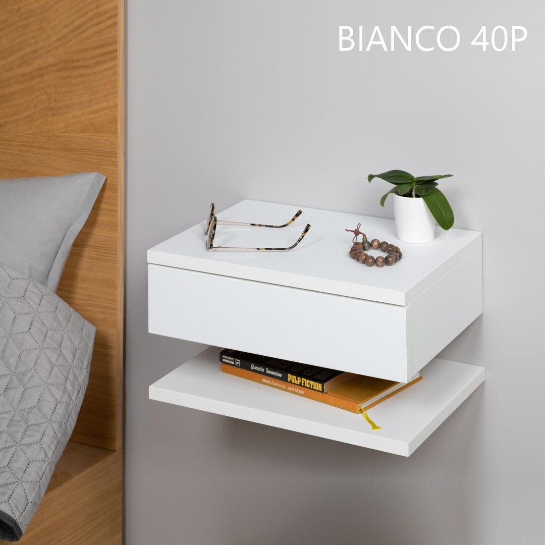 Floating Nightstand, Floating Bedside Table - Etsy
