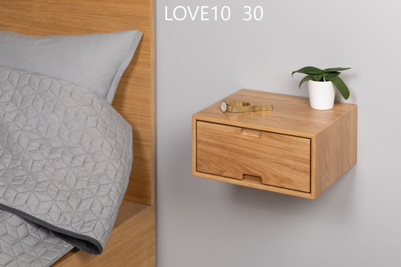 Floating Night Stand Nightstand Floating Bedside Table - Etsy